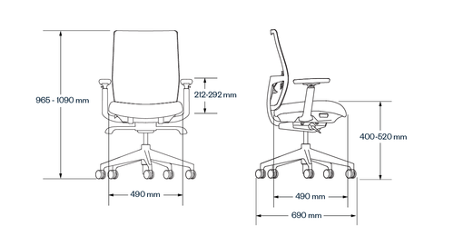 Aloha Active Ergonomic Office Chair – Haworth Store India